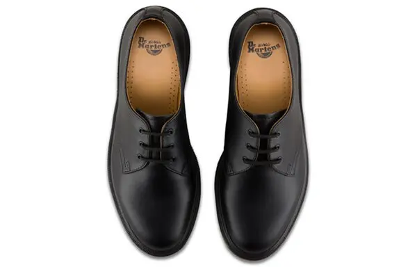 Dr. Martens 1461 Pw Lace Up Leather Oxford Shoes - Black