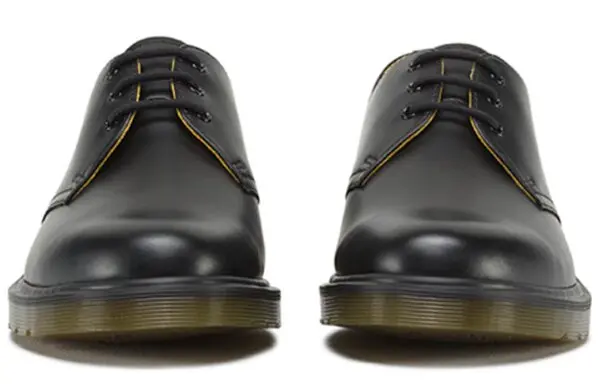 Dr. Martens 1461 Pw Lace Up Leather Oxford Shoes - Black