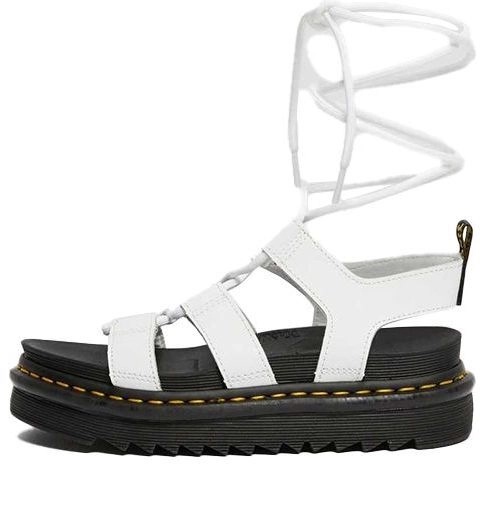 Dr. Martens Nartilla Gladiator Sandals - White