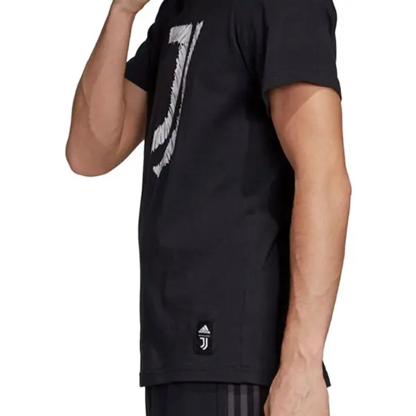 Adidas Juventus Dna Graphic Tee 'core Black White