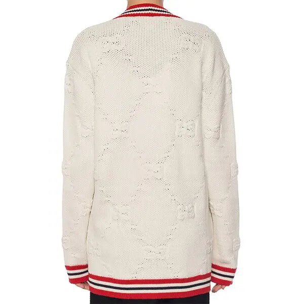 Gucci Sylvie Web Knit Cardigan