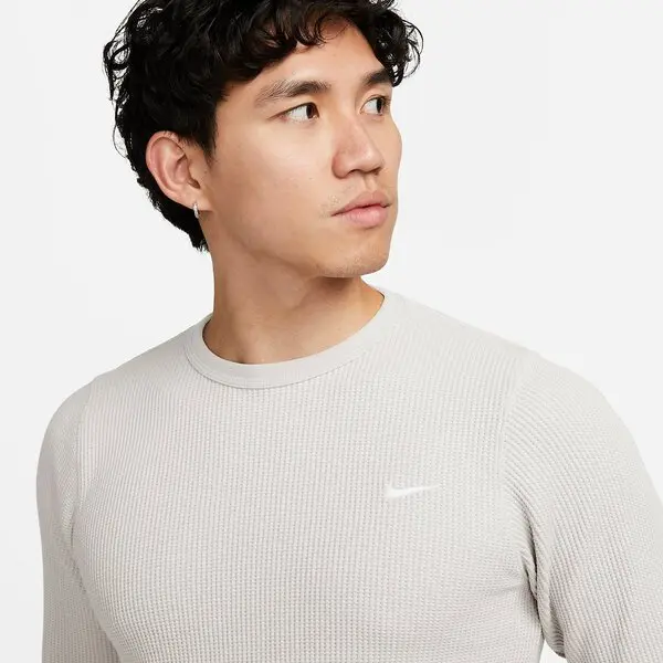 Nike Long Sleeve Textured Crewneck Top