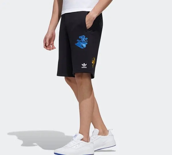 Adidas X Disney Goofy Embroidered Crossover Shorts