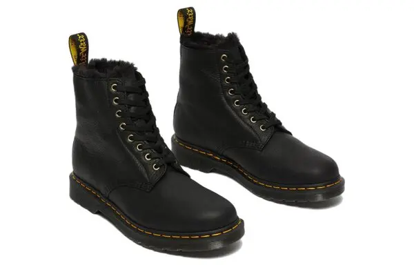 Dr. Martens 1460 Pascal Fur Lined Ankle Boots