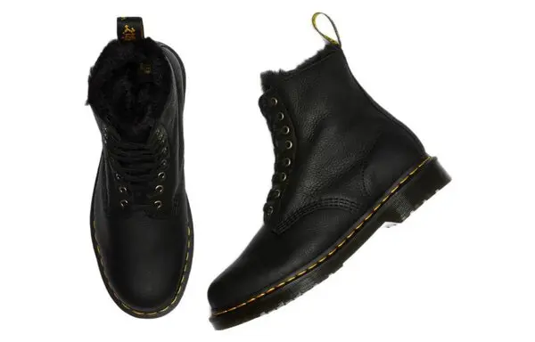 Dr. Martens 1460 Pascal Fur Lined Ankle Boots