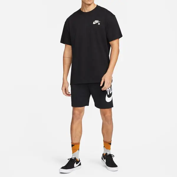 Nike Alphabet Logo Lacing Straight Casual Shorts - Multi-color