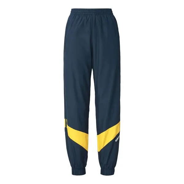 Adidas Originals Side Stripe Contrasting Colors Bundle Feet Sports Pants/trousers/joggers Navy Blue - Default Color