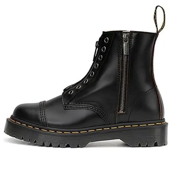 Dr. Martens 1460 Bex Side Zipper Boots - Black