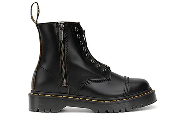 Dr. Martens 1460 Bex Side Zipper Boots - Black