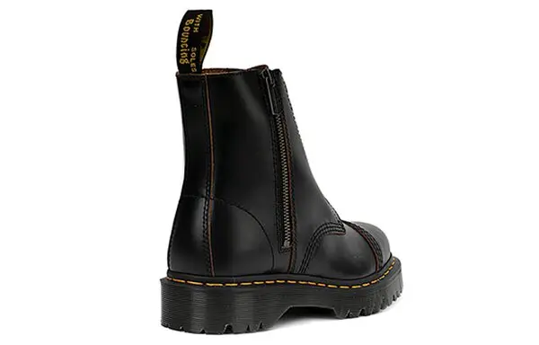 Dr. Martens 1460 Bex Side Zipper Boots - Black