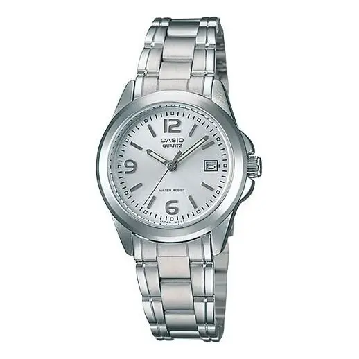 Casio Stainless Steel Analog Watch With Dial - White