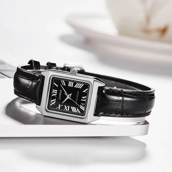 Casio Vintage Style Quartz Analog Watch - Black
