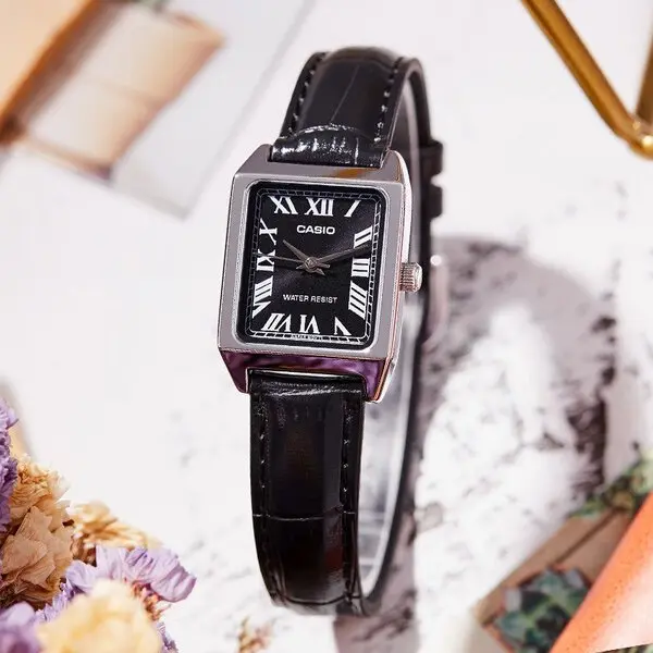 Casio Vintage Style Quartz Analog Watch - Black