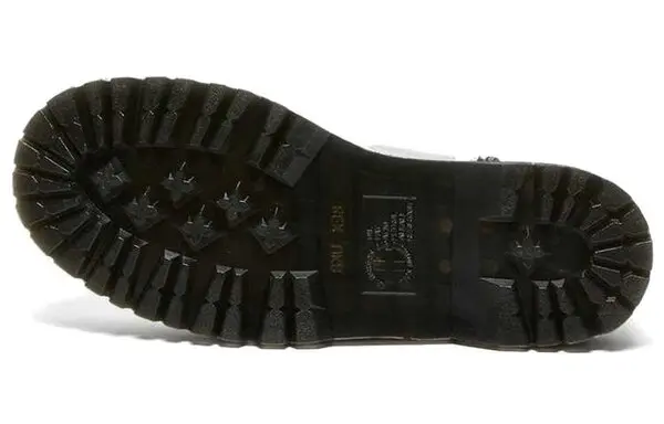 Dr. Martens Jadon Polka Dot Leather Platform Boots