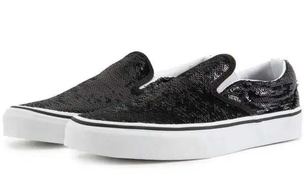 VANS Classic Slip-on Micro Sequins - Black