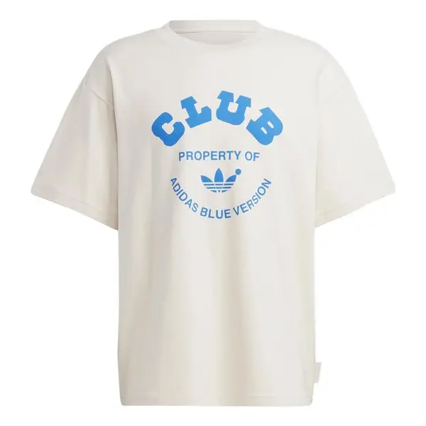 Adidas Originals Version Club Tee 'beige - Blue