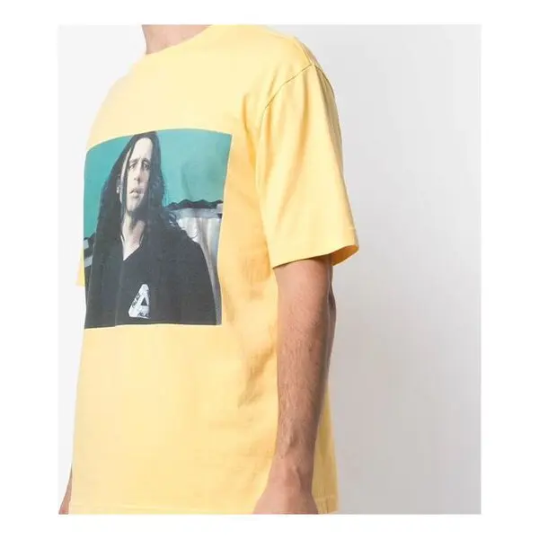 PALACE Wise Up" Lebron James Graphic T-shirt - Yellow