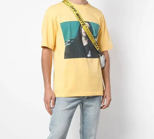 PALACE Wise Up" Lebron James Graphic T-shirt - Yellow