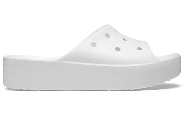 CROCS Classic Platform Sandals - White