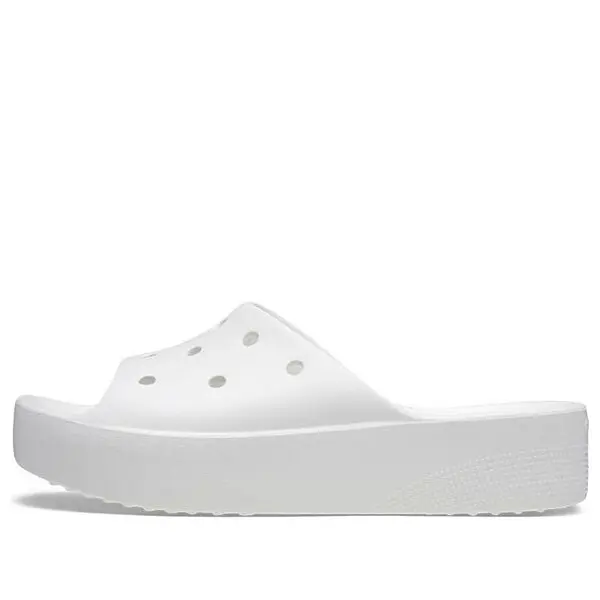 CROCS Classic Platform Sandals - Cream
