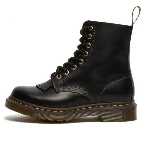 Dr. Martens 1460 Pascal Abruzzo Leather Boots - Black