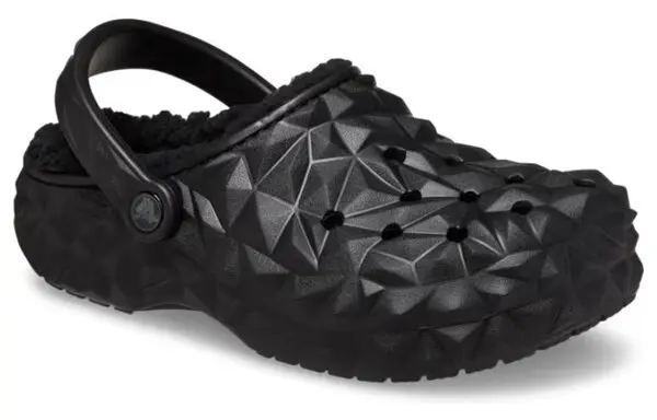 CROCS Classic Clog Lined Geometric - Black