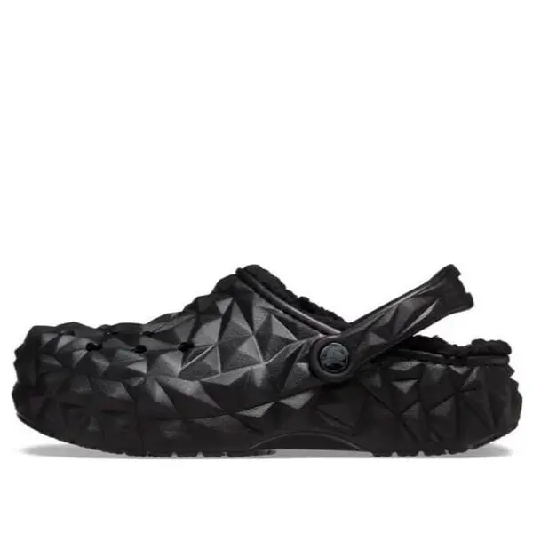 CROCS Classic Clog Lined Geometric - Black