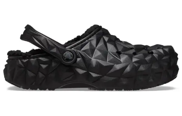CROCS Classic Clog Lined Geometric - Black