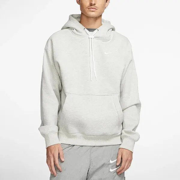 Nike Fleece Hooded Pullover - Gray