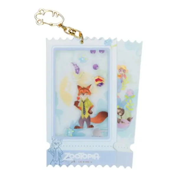 POP MART Zootopia Acrylic Music Keychain Featuring Nick Wilde And Judy Hopps - Multi-color