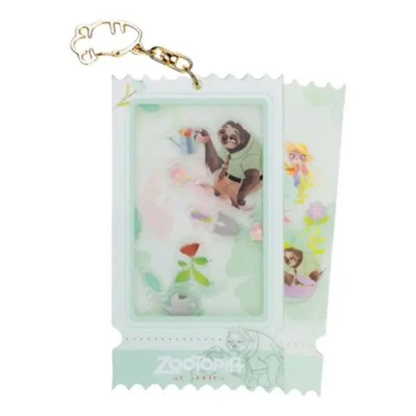 POP MART Zootopia Acrylic Music Keychain 'lightning - Multi-color