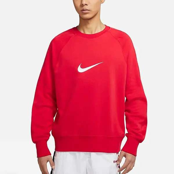 Nike Swoosh Crewneck Sweatshirt - Red