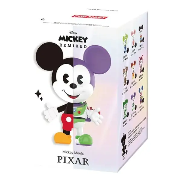 POP MART Disney Mickey Remixed Mickey Meets Pixar Series Figures Blind Box - Multi-color