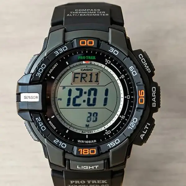 Casio Pro Trek Solar Powered Digital Watch
