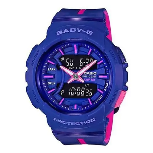 Casio Baby-g Dual Dial Watch - Purplepink