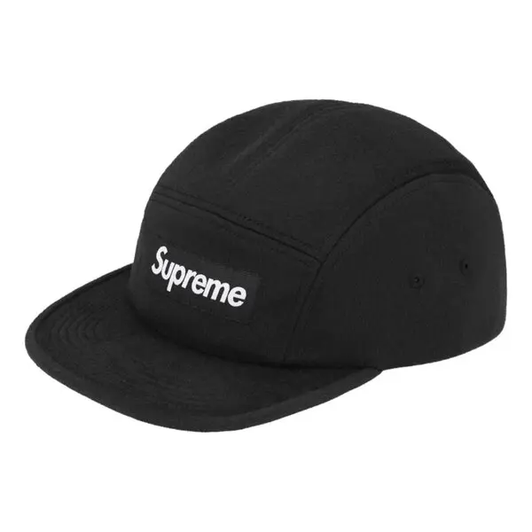 Supreme Wool Camp Cap - Black