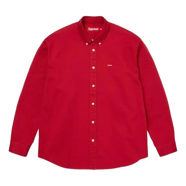 Supreme Ss26 Small Box Shirt - Dark Red
