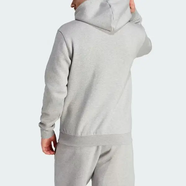 Adidas Trefoil Hoodie - Medium Grey Heather