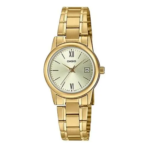 Casio Stainless Steel Strap Analog Watch - Gold