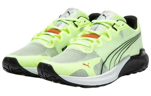 PUMA Fast-trac Nitro Athletic Sneakers - Yellow/black