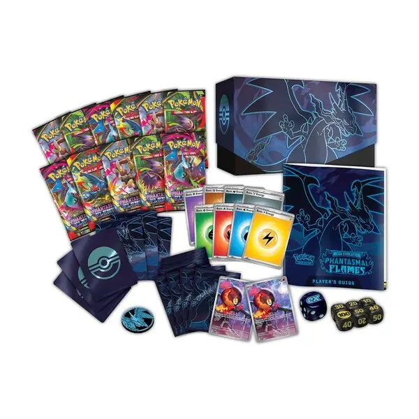 POKEMON Me02: Phantasmal Flames Center Exclusive Elite Trainer Box