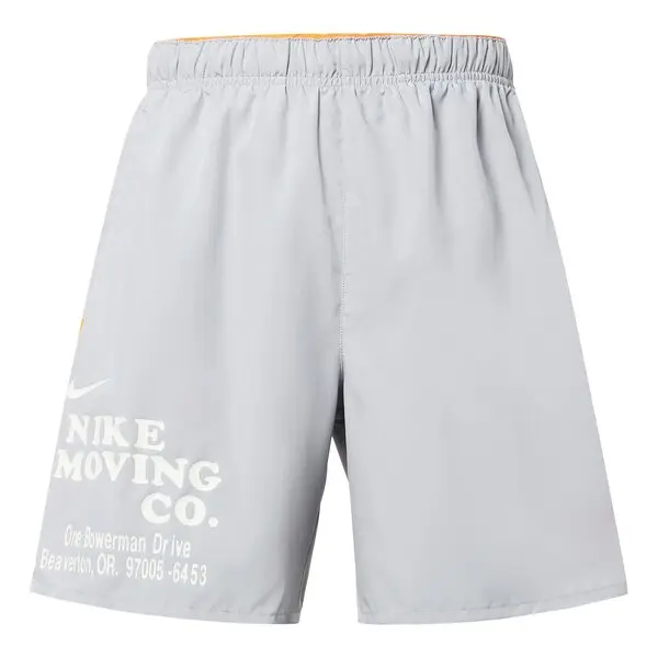 Nike Dri-fit Challenger 18cm Unlined Versatile Shorts - Grey/multi-color
