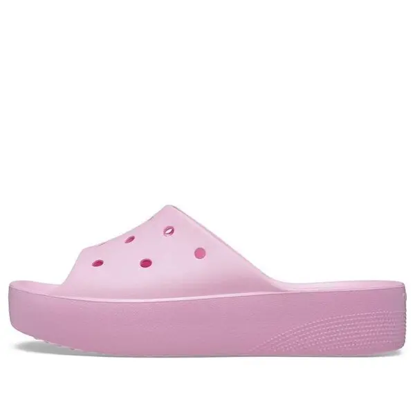 CROCS Classic Platform Slides - Pink