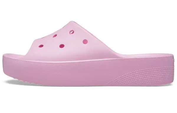 CROCS Classic Platform Slides - Pink