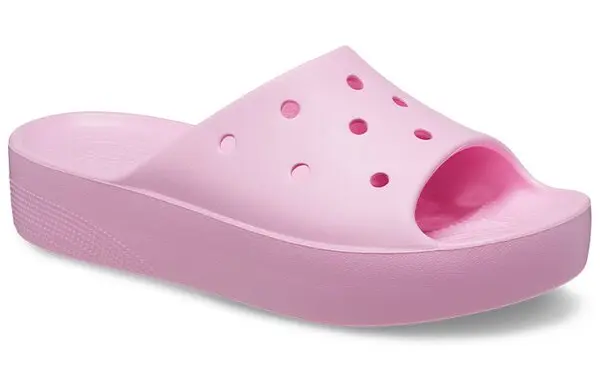 CROCS Classic Platform Slides - Pink