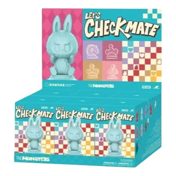 POP MART The Monsters Labubu Let's Checkmate Scented Candle Sealed Case - Multi-color