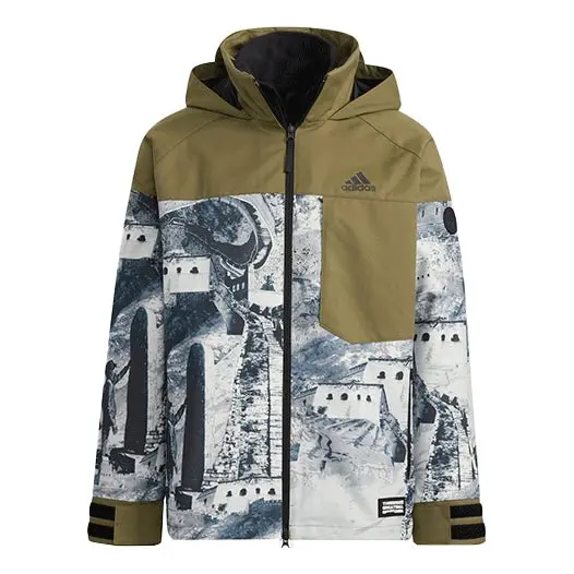 Adidas 3-in-1 Hooded Jacket With Stand Collar - Multi-color