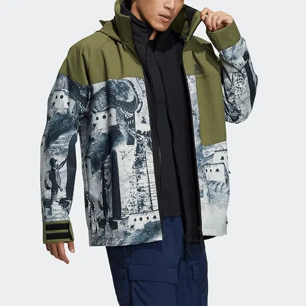 Adidas 3-in-1 Hooded Jacket With Stand Collar