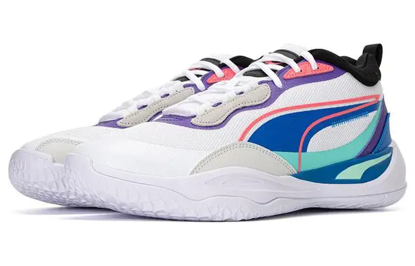 PUMA Playmaker Pro Sneakers - White/blue