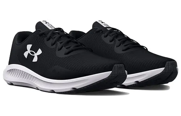 Under Armour Charged Pursuit 3 Tech Athletic Sneakers - Black/white